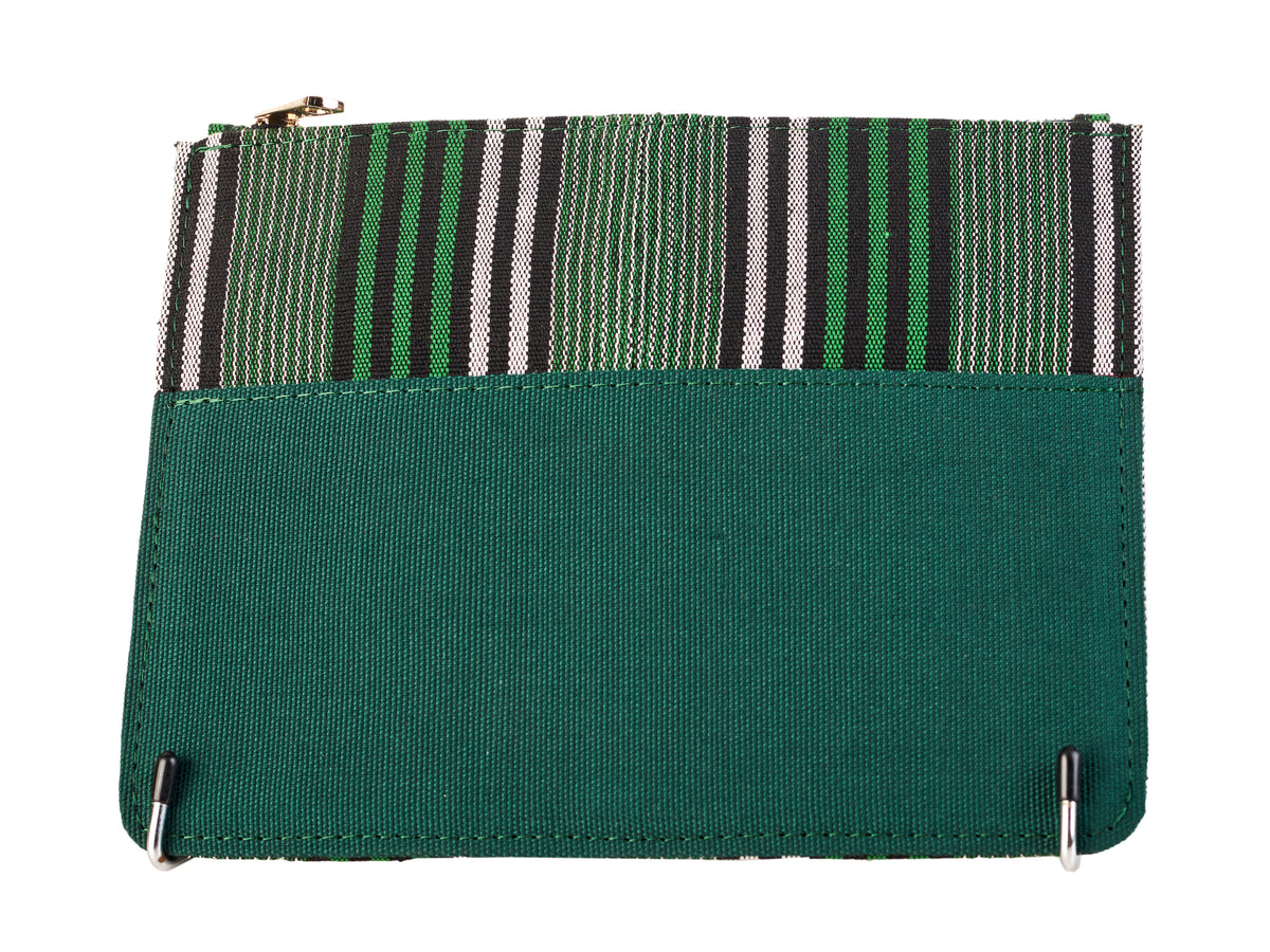 ASO OKE FLAT POUCH (MINA)- MUTARD/WINE | Quintessence