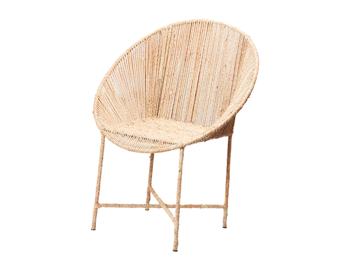 METAL RATTAN WEAVED CHAIR | Quintessence